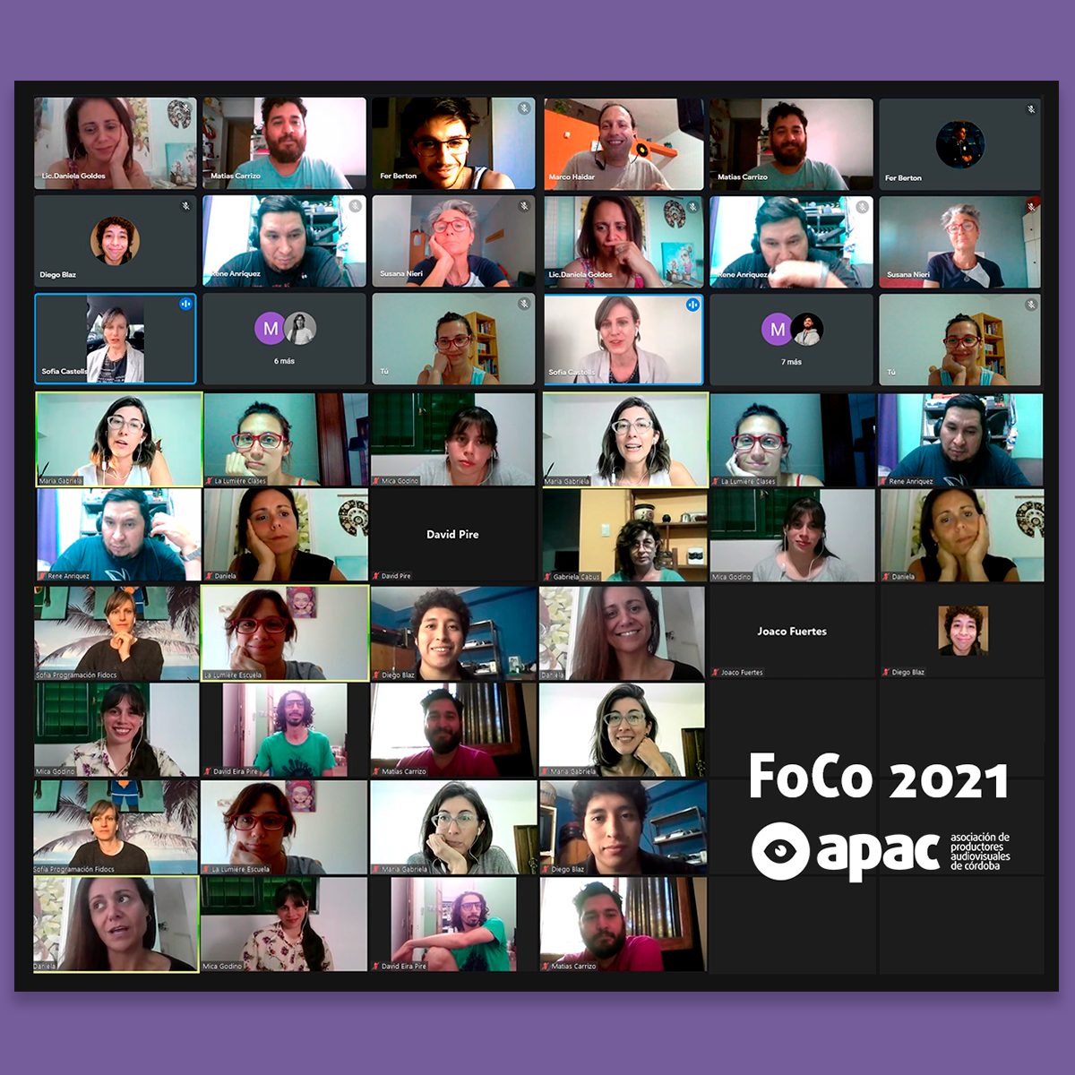 Finalizó el FoCo APAC 2021 - Asociación APAC